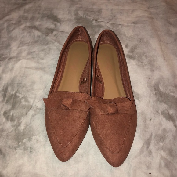 Rouge Helium | Shoes | Rouge Helium Bow Pointed Flats | Poshmark